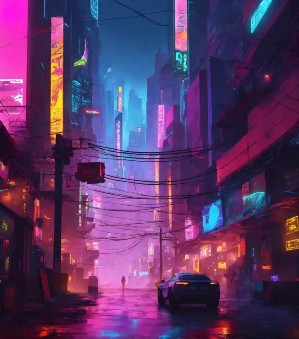 Cybercore Spire – Art Galaxy